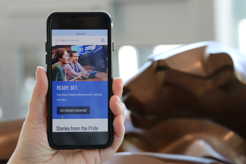 Widener Unveils Redesigned Website | Widener University